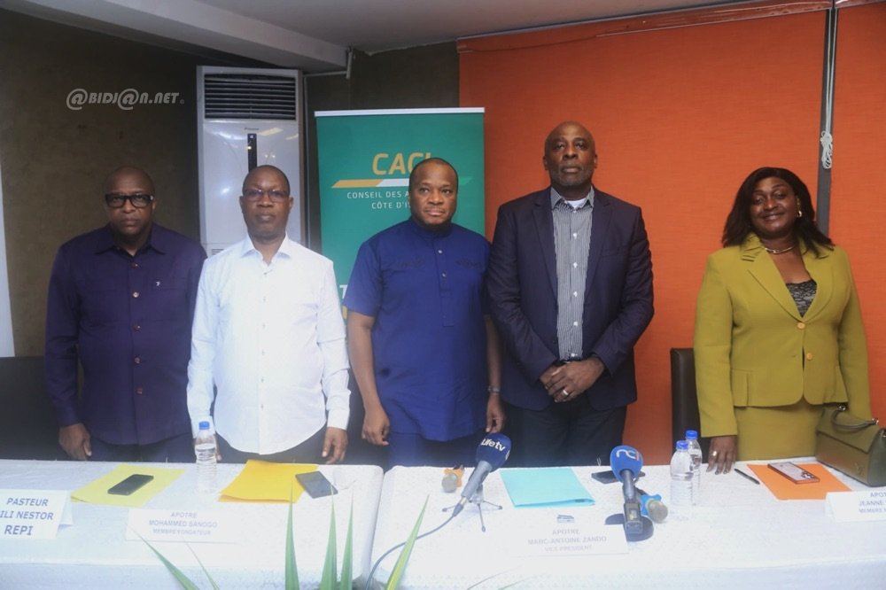 Le Conseil des Apôtres de Côte d'Ivoire exprime ses préoccupations sur l’ordonnance relative à l ...